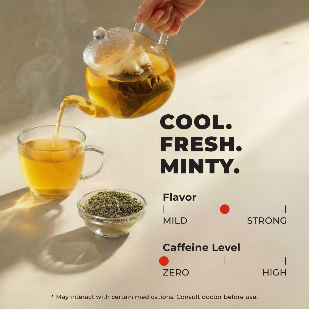 organic spearmint tea for relaxation
