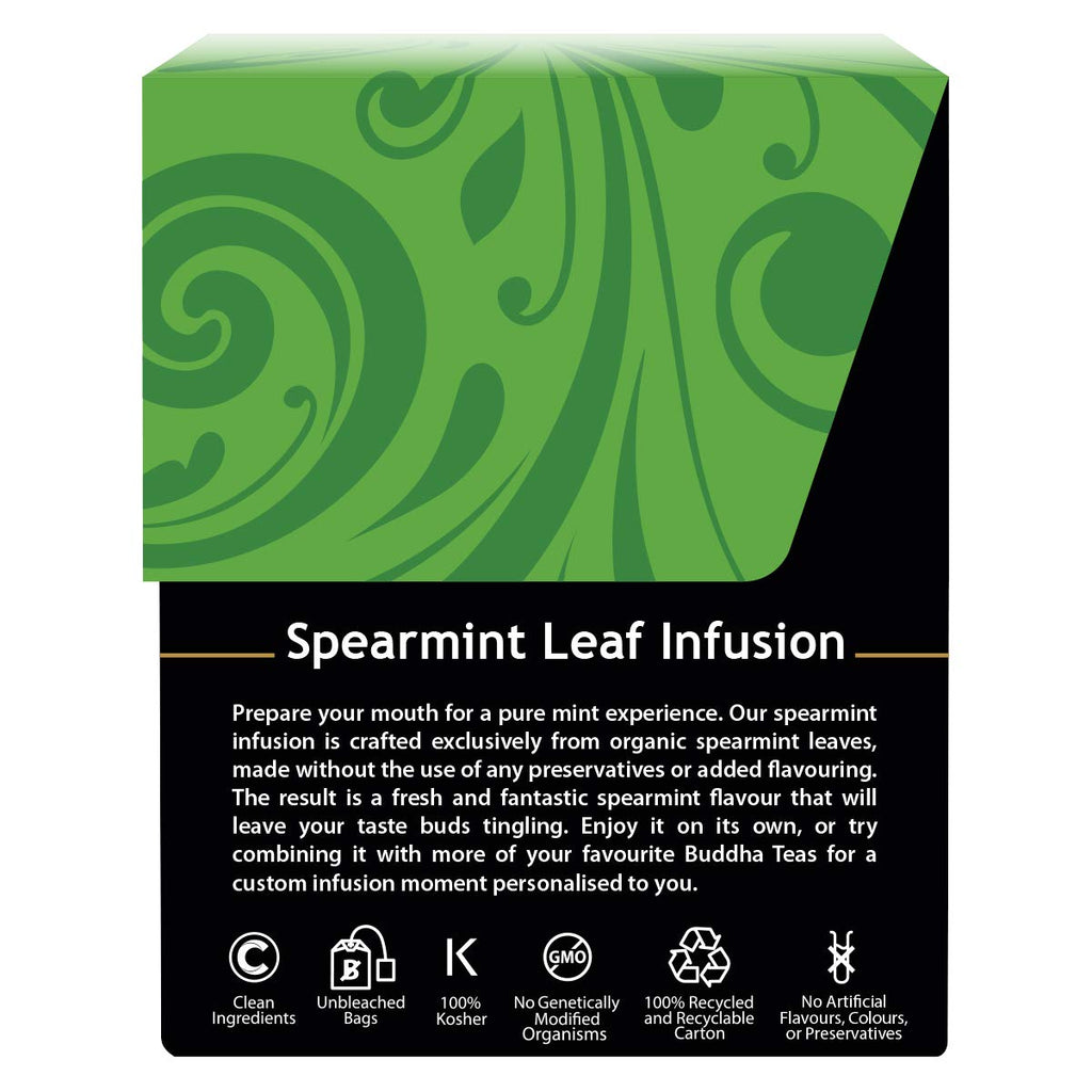 organic spearmint tea for soothing moments