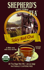 organic spicy red chai tea bags