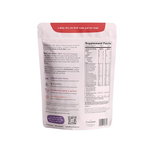 Organic spinach blended vitamin supplement