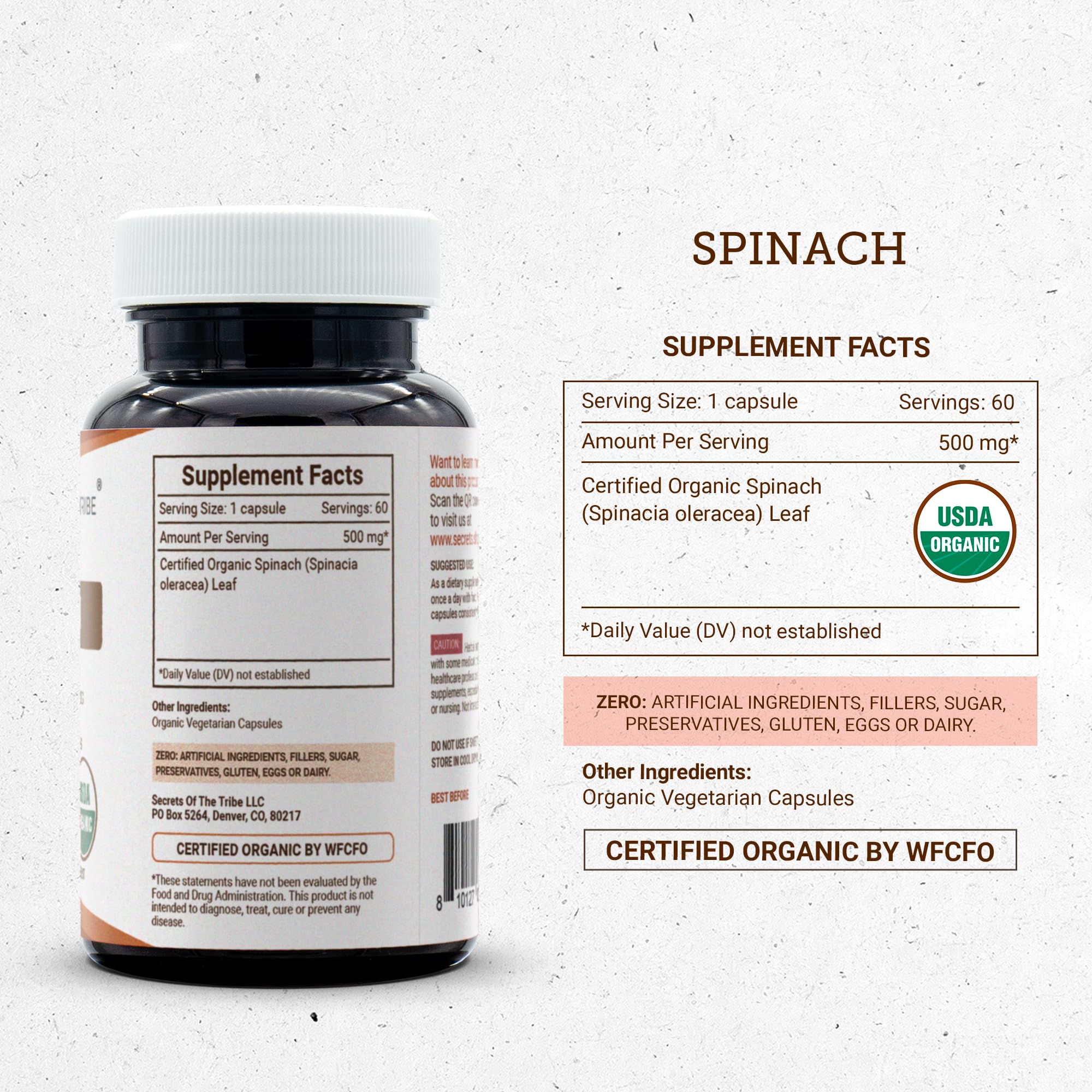 organic spinach for daily nutrition