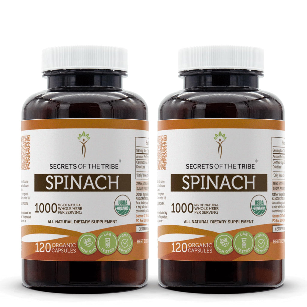 organic spinach vitamin capsules