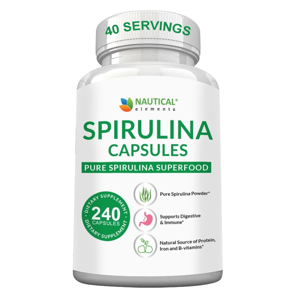 Organic Spirulina 3000 mg capsules