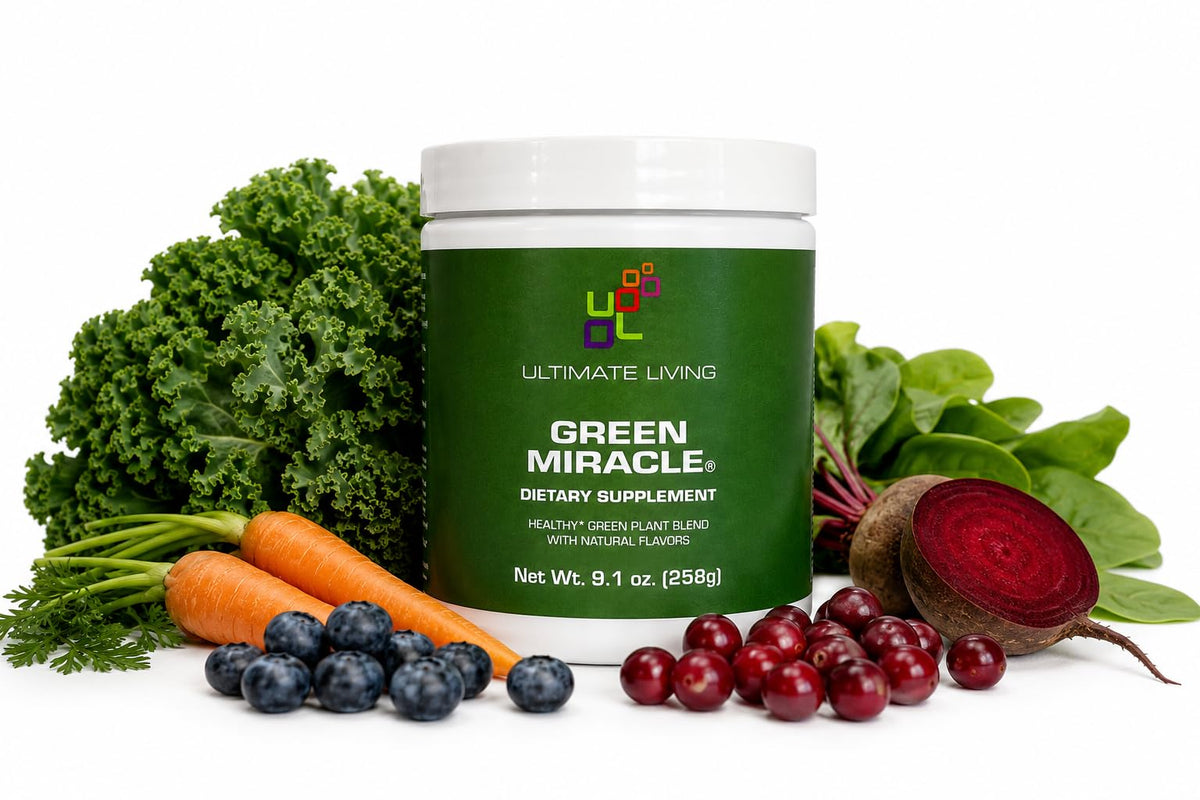 Organic spirulina and chlorella blend