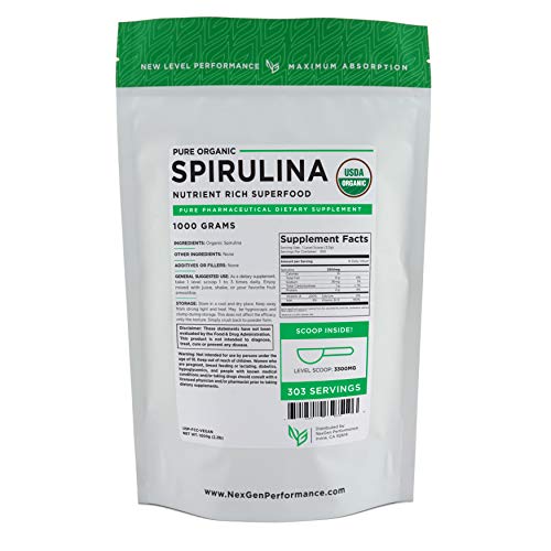 Organic spirulina benefits for health