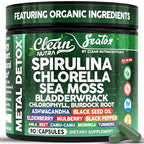organic spirulina & chlorella capsules