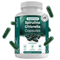 organic spirulina & chlorella capsules