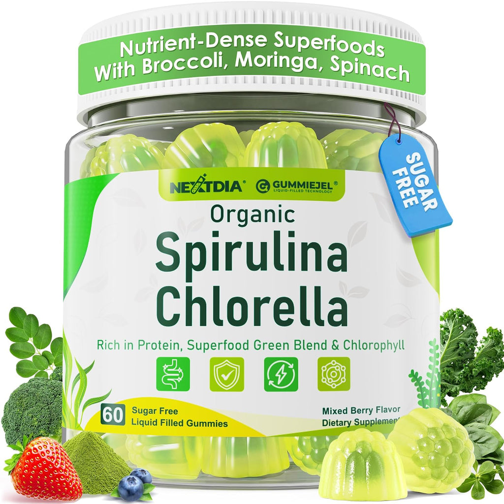 organic spirulina chlorella gummies benefits