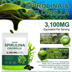 organic spirulina chlorella health boost