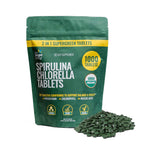 organic spirulina & chlorella tablets