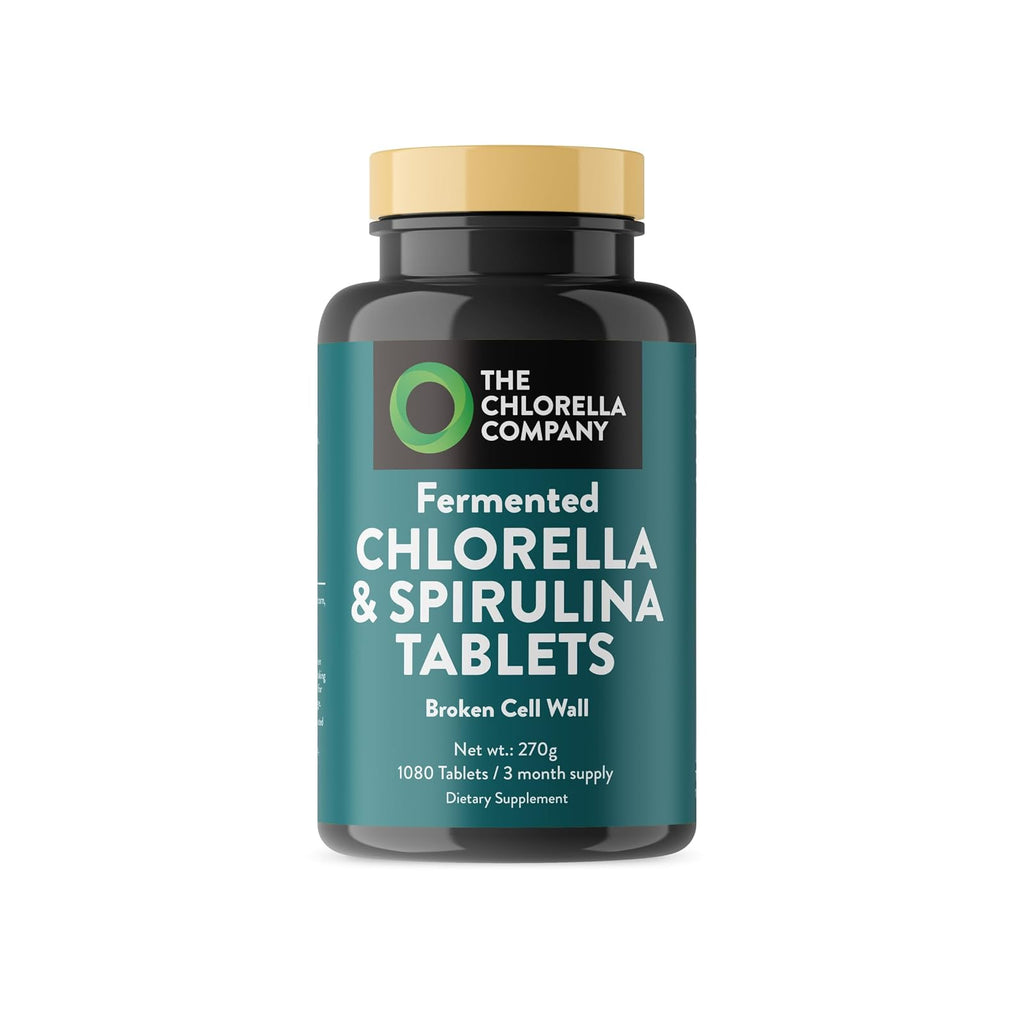 organic spirulina & chlorella tablets