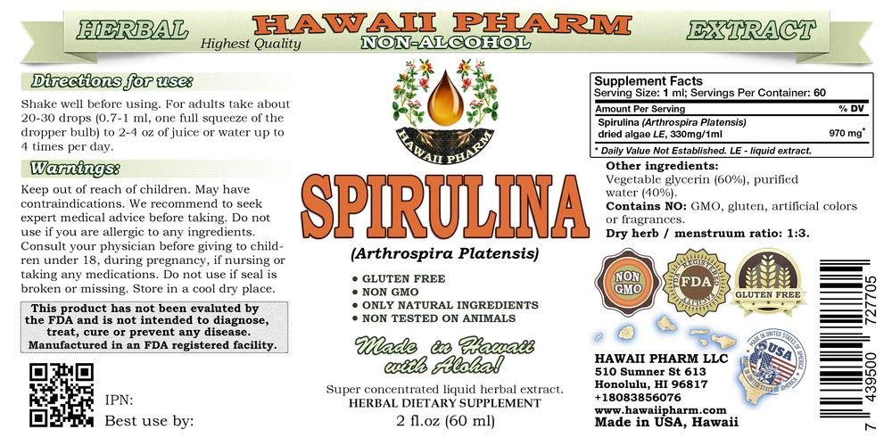 organic spirulina extract for energy boost