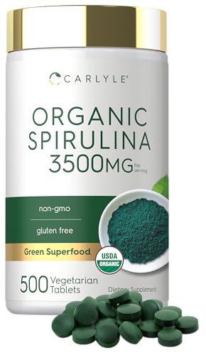 Organic spirulina for daily nutrition