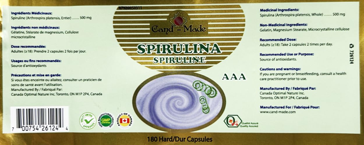 organic spirulina for daily nutrition