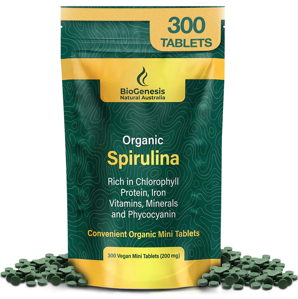 Organic spirulina for energy boost