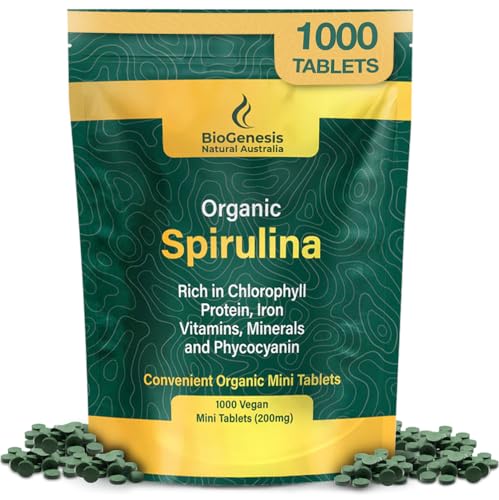 Organic spirulina for energy boost