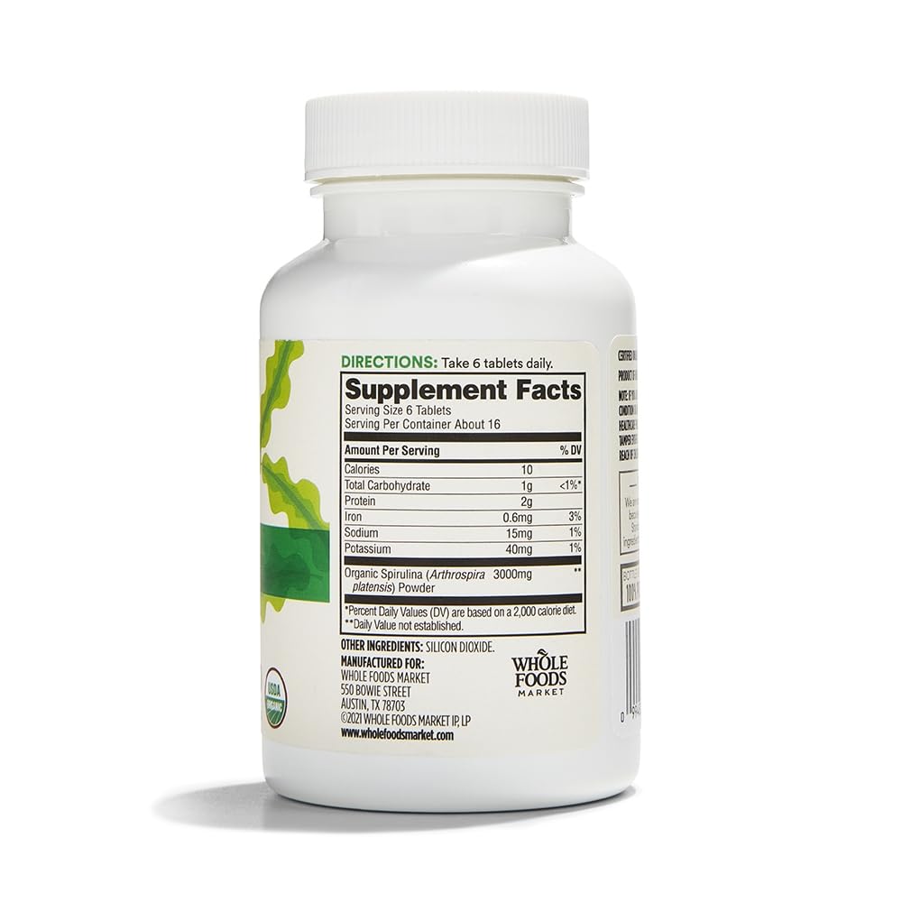 organic spirulina for energy boost