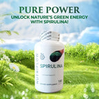 Organic spirulina for energy boost