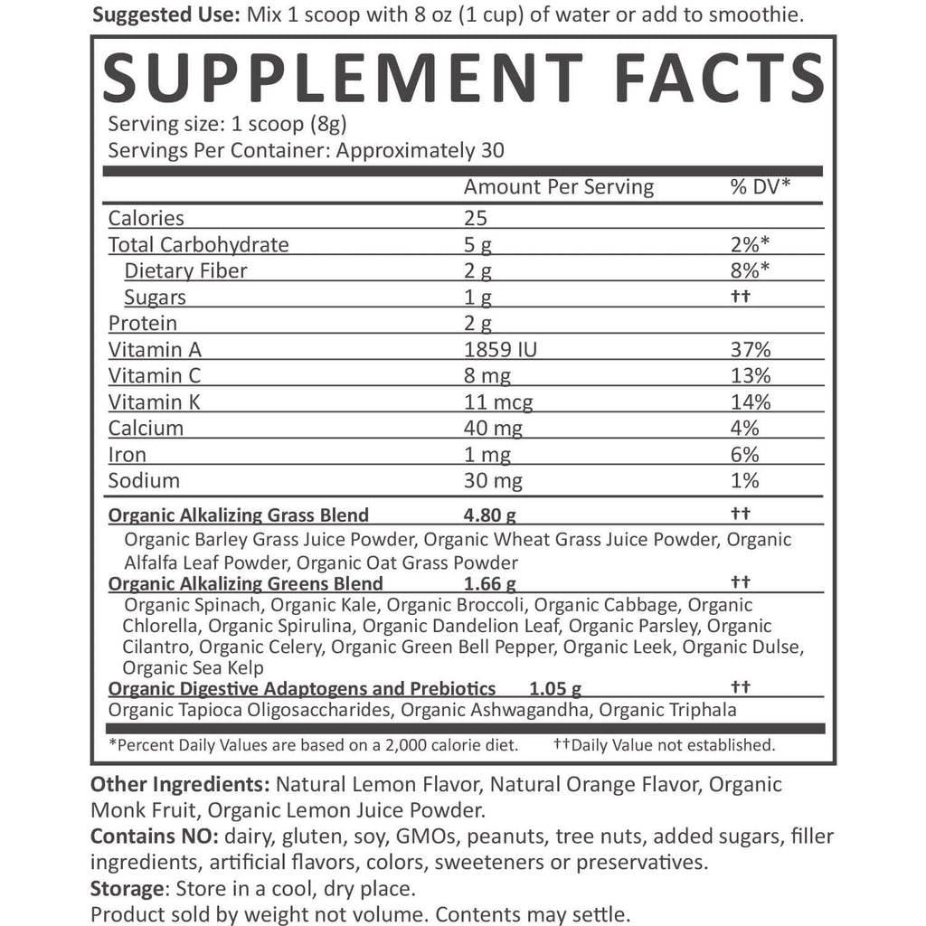 Organic spirulina for health benefits