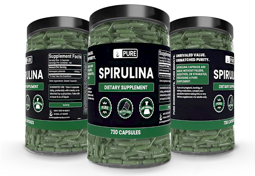organic spirulina for health enthusiasts