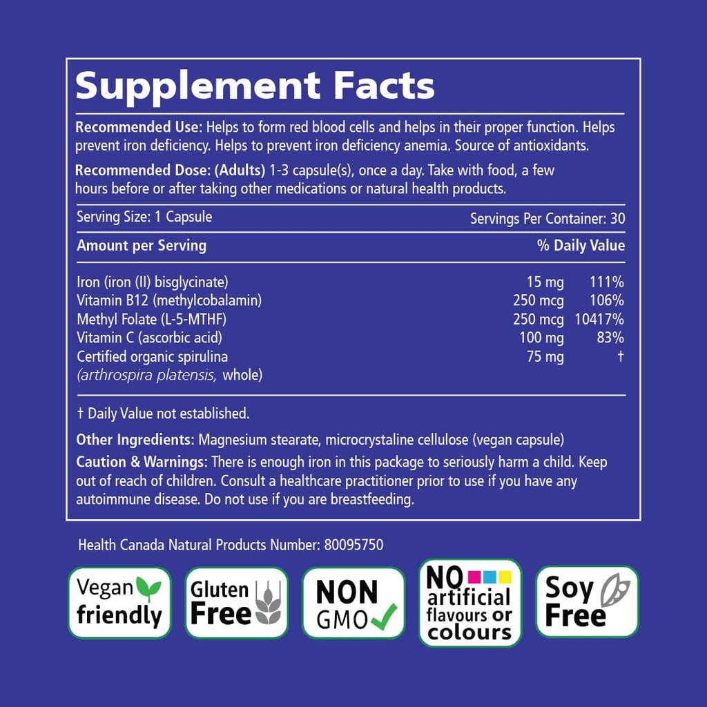Organic spirulina for holistic health