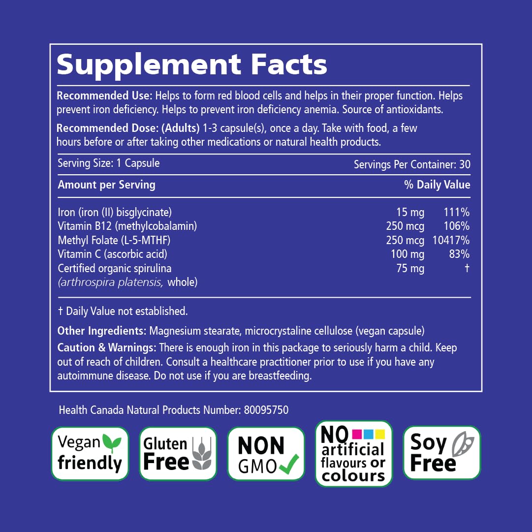 Organic spirulina for holistic health