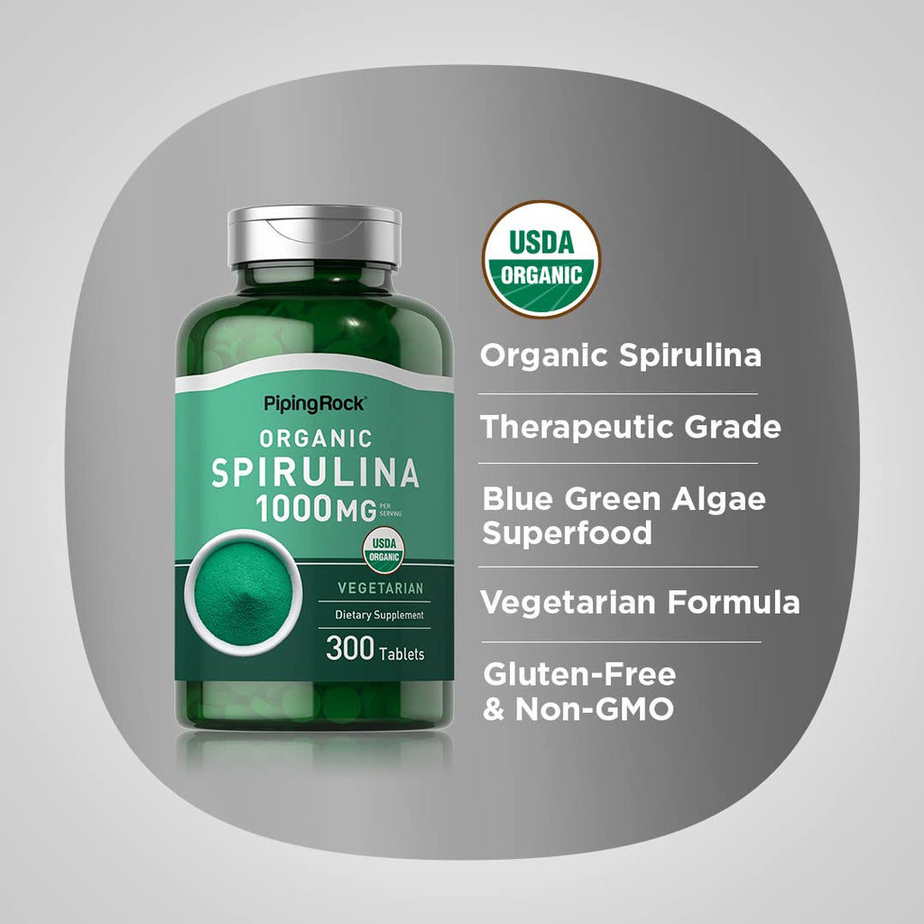 organic spirulina for immune support