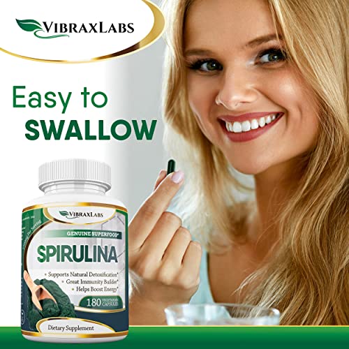 Organic spirulina for natural energy