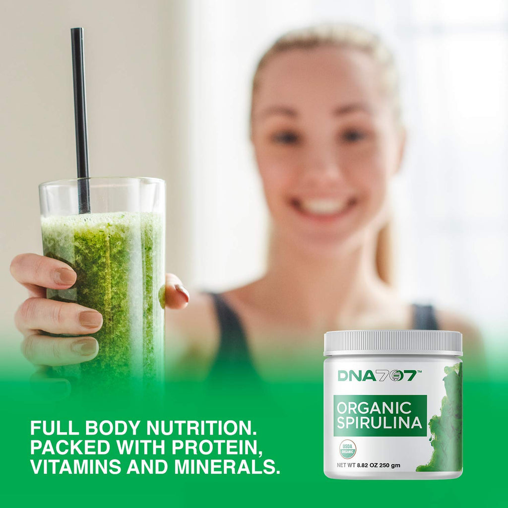organic spirulina for skin health