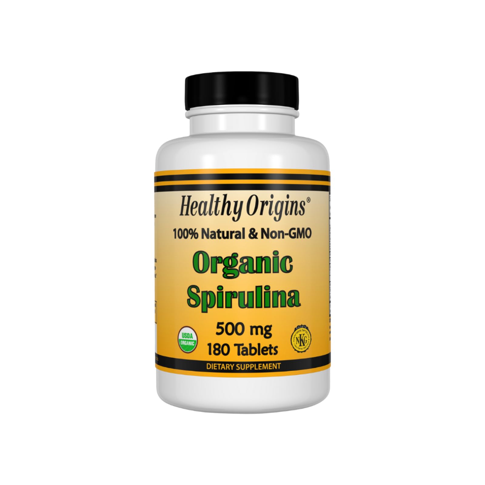 Organic spirulina multivitamin tablets