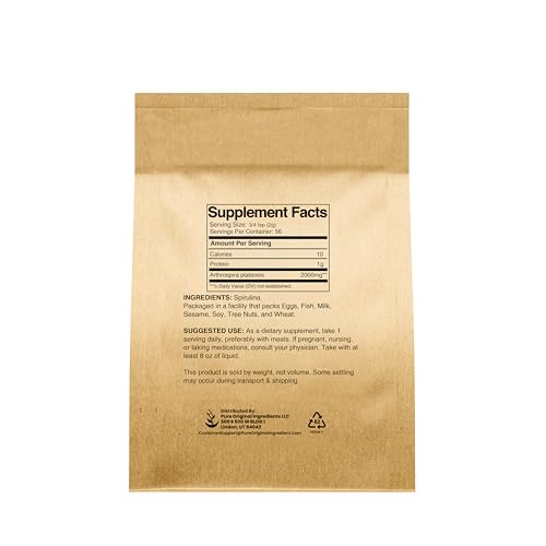 organic spirulina powder for detox