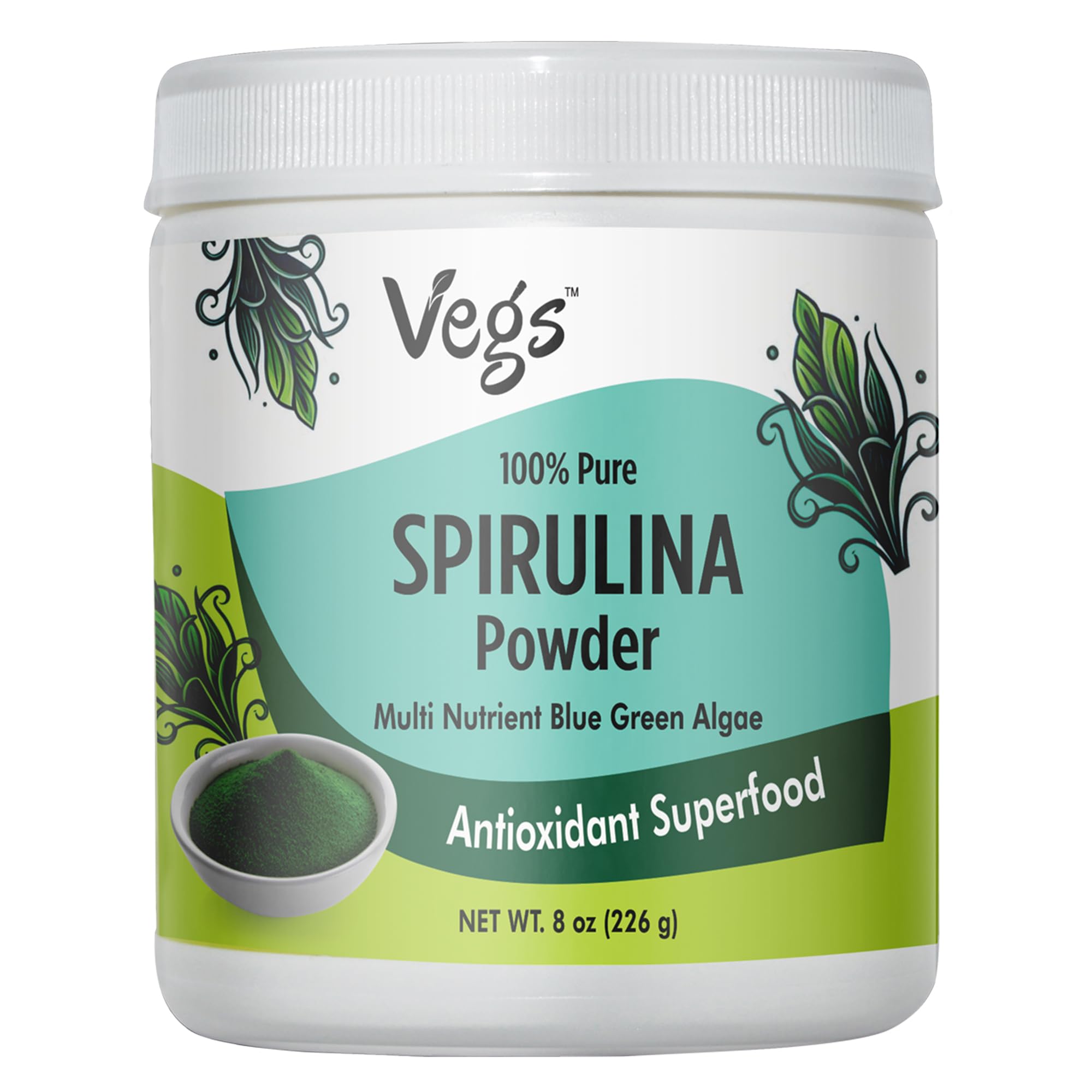 organic spirulina powder for energy