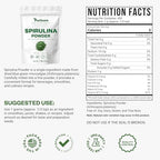 Organic spirulina powder for energy