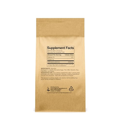 organic spirulina powder for health