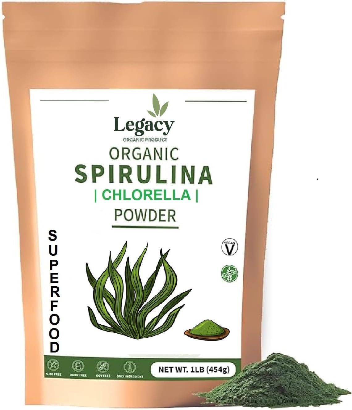 organic spirulina powder for immunity