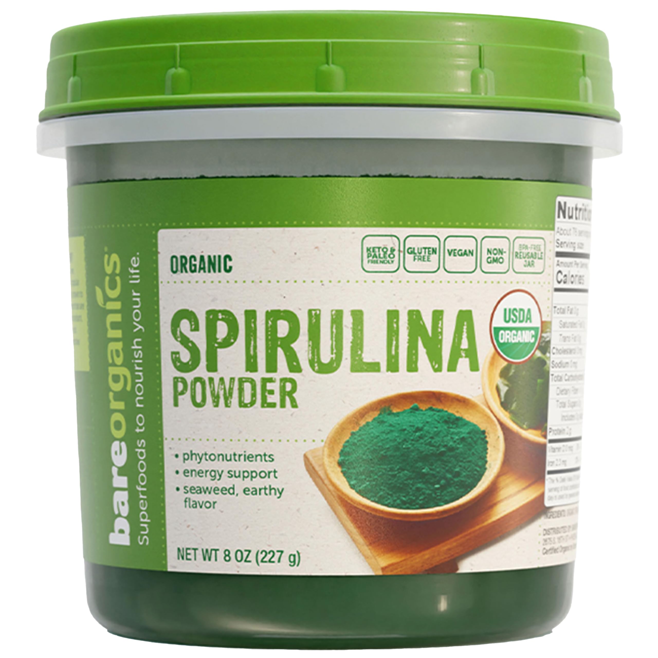 organic spirulina powder for smoothies