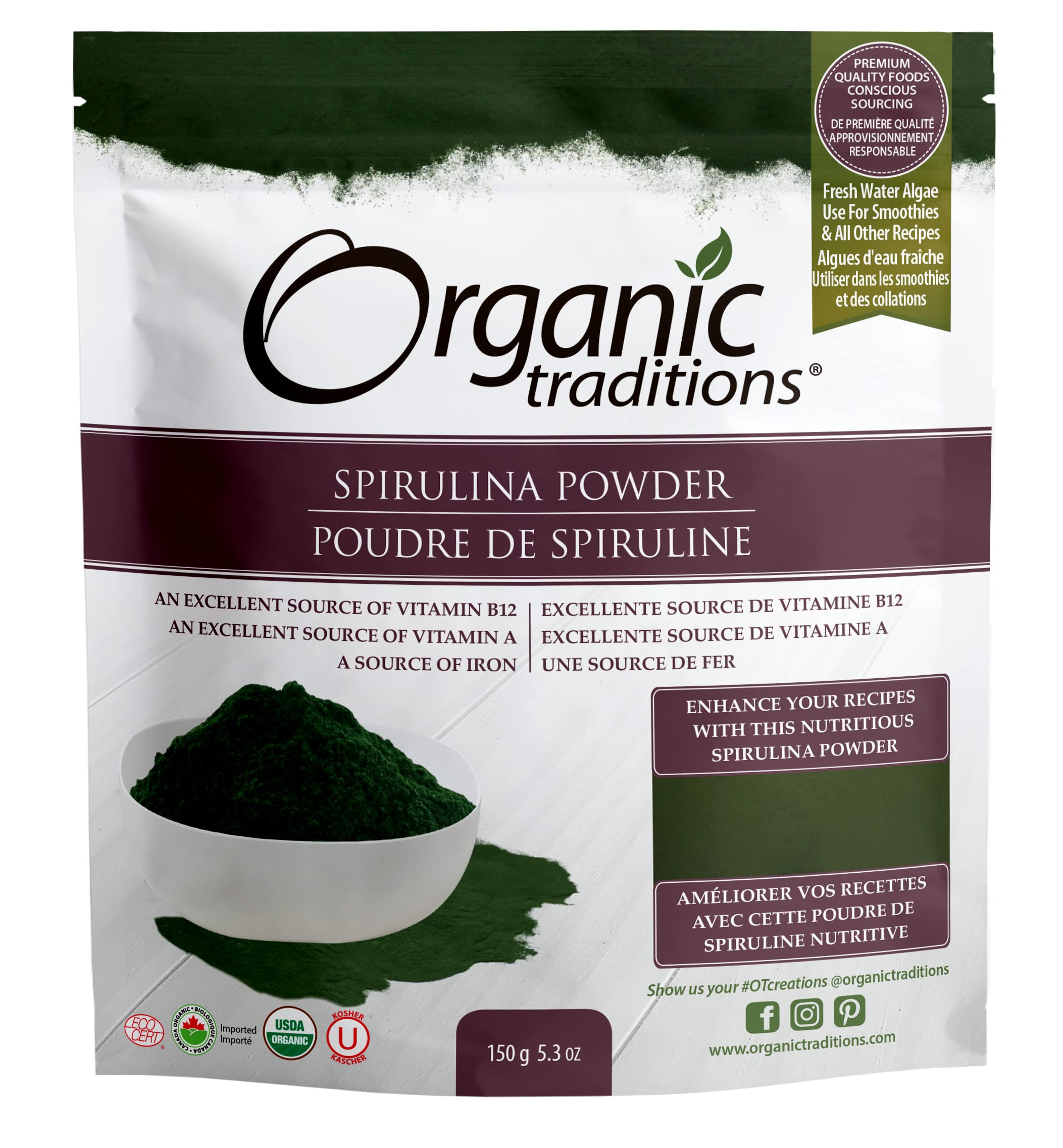 organic spirulina powder for smoothies