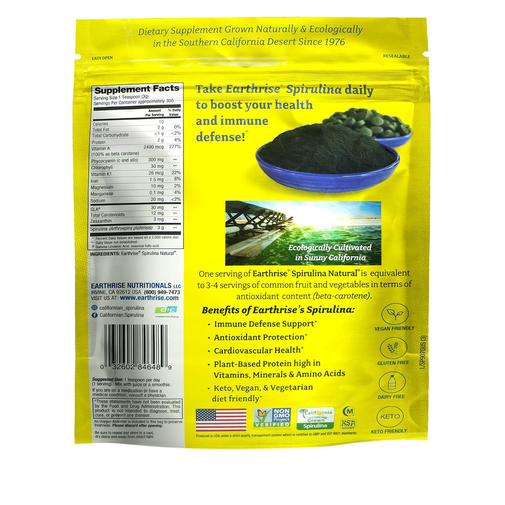 organic spirulina powder for smoothies