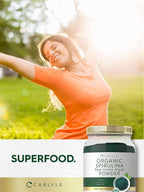 Organic spirulina powder for vegan diets