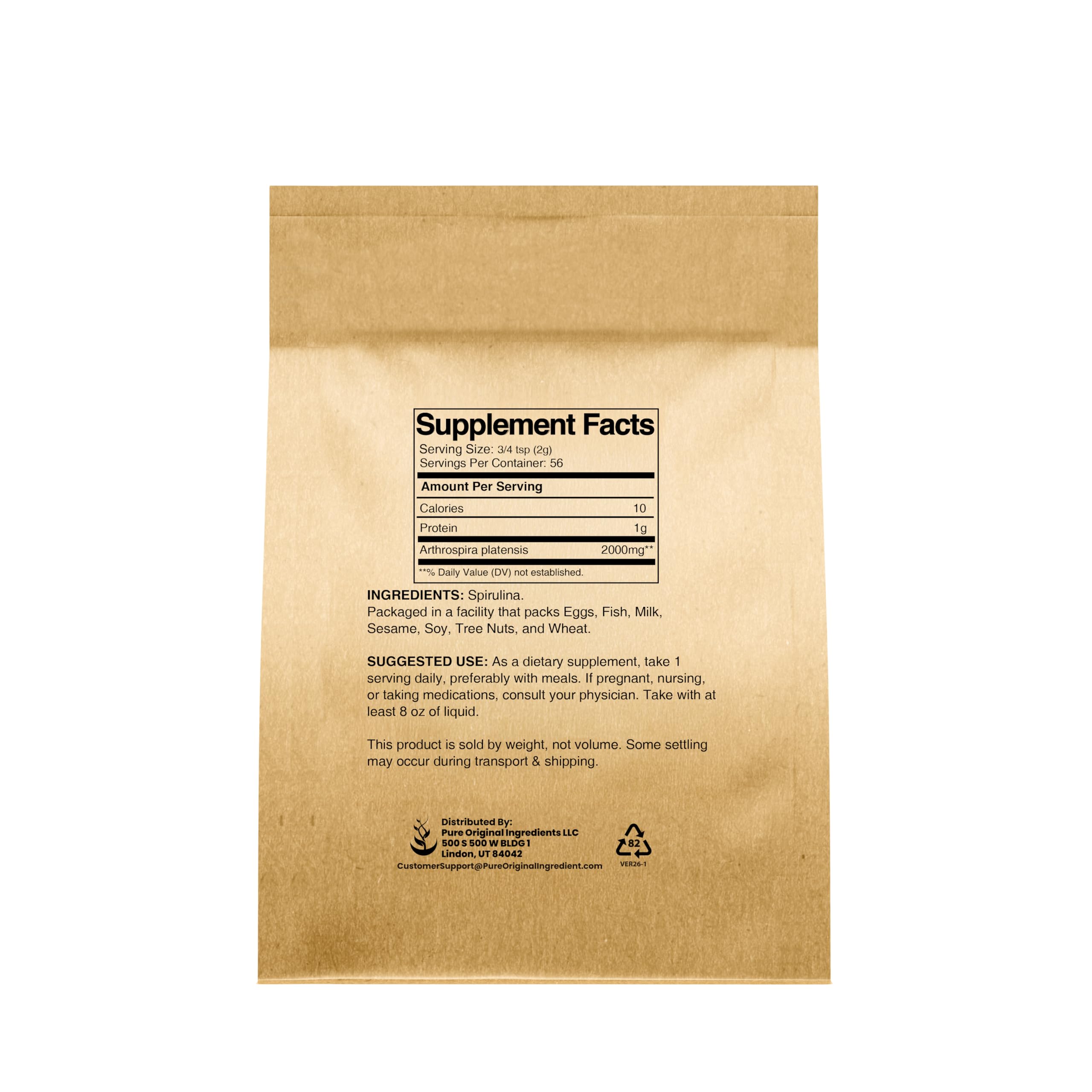 organic spirulina powder for wellness