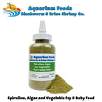 Organic spirulina powder in squeeze bottle