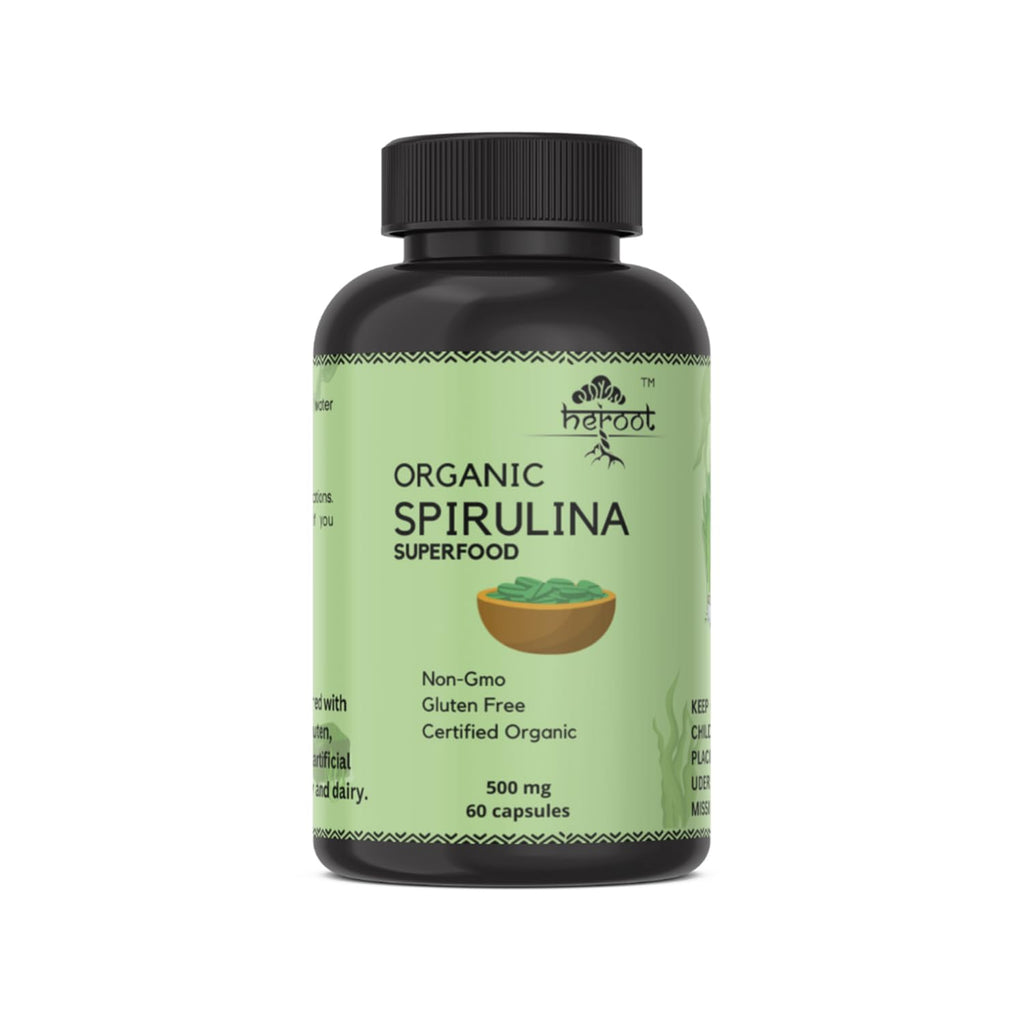 organic spirulina protein capsules for energy