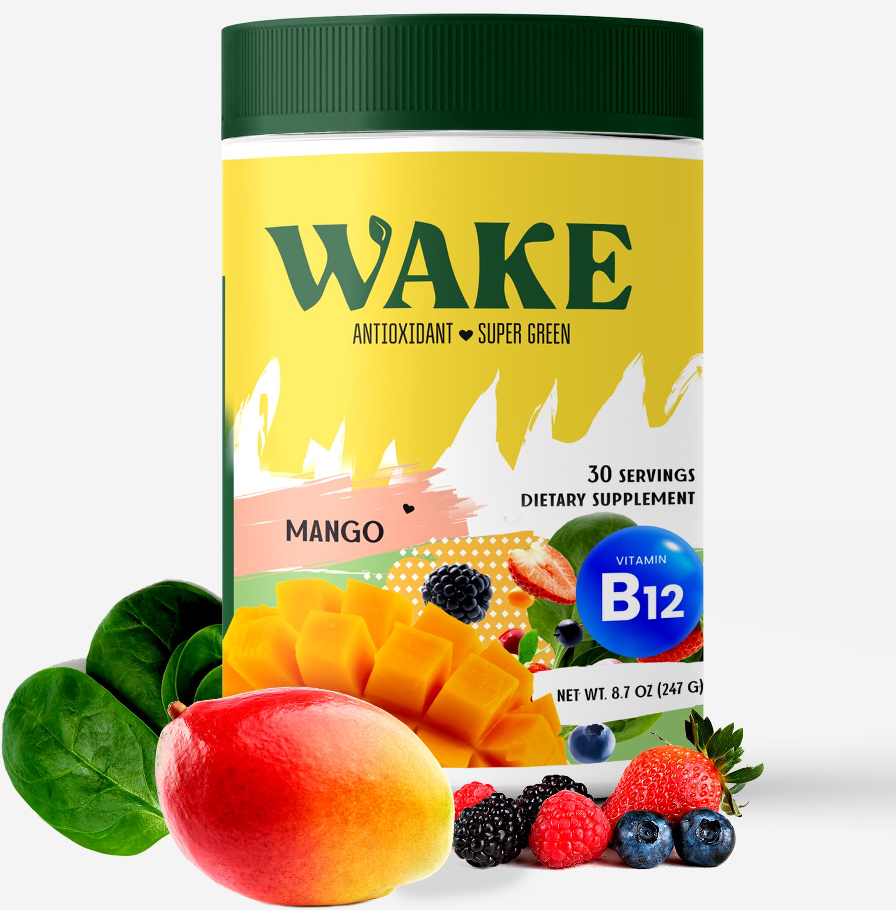 organic spirulina superfood powder