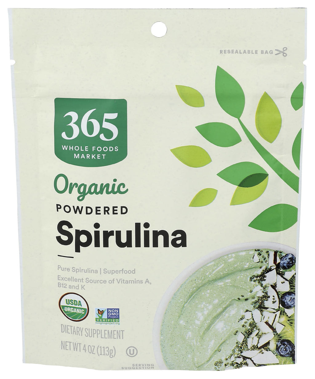 organic spirulina superfood powder