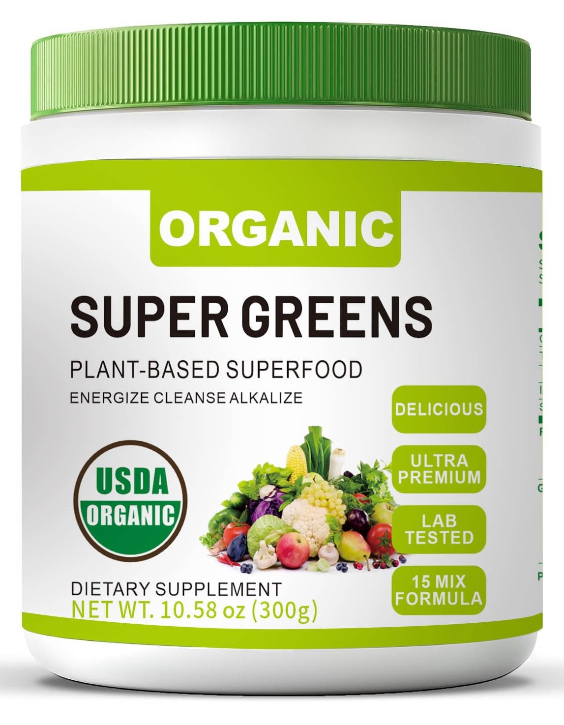 organic spirulina superfood powder