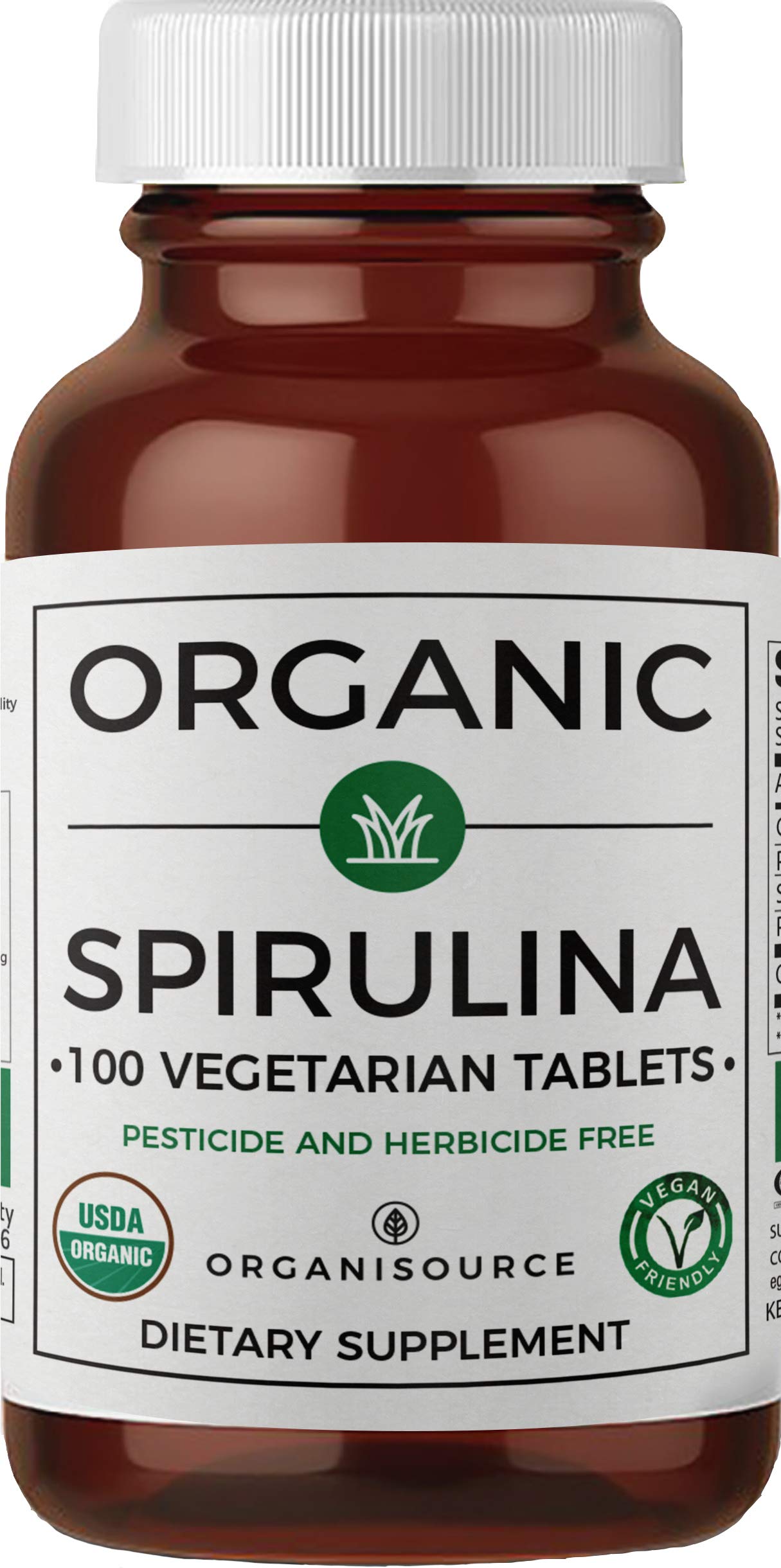 Organic spirulina supplement for immunity