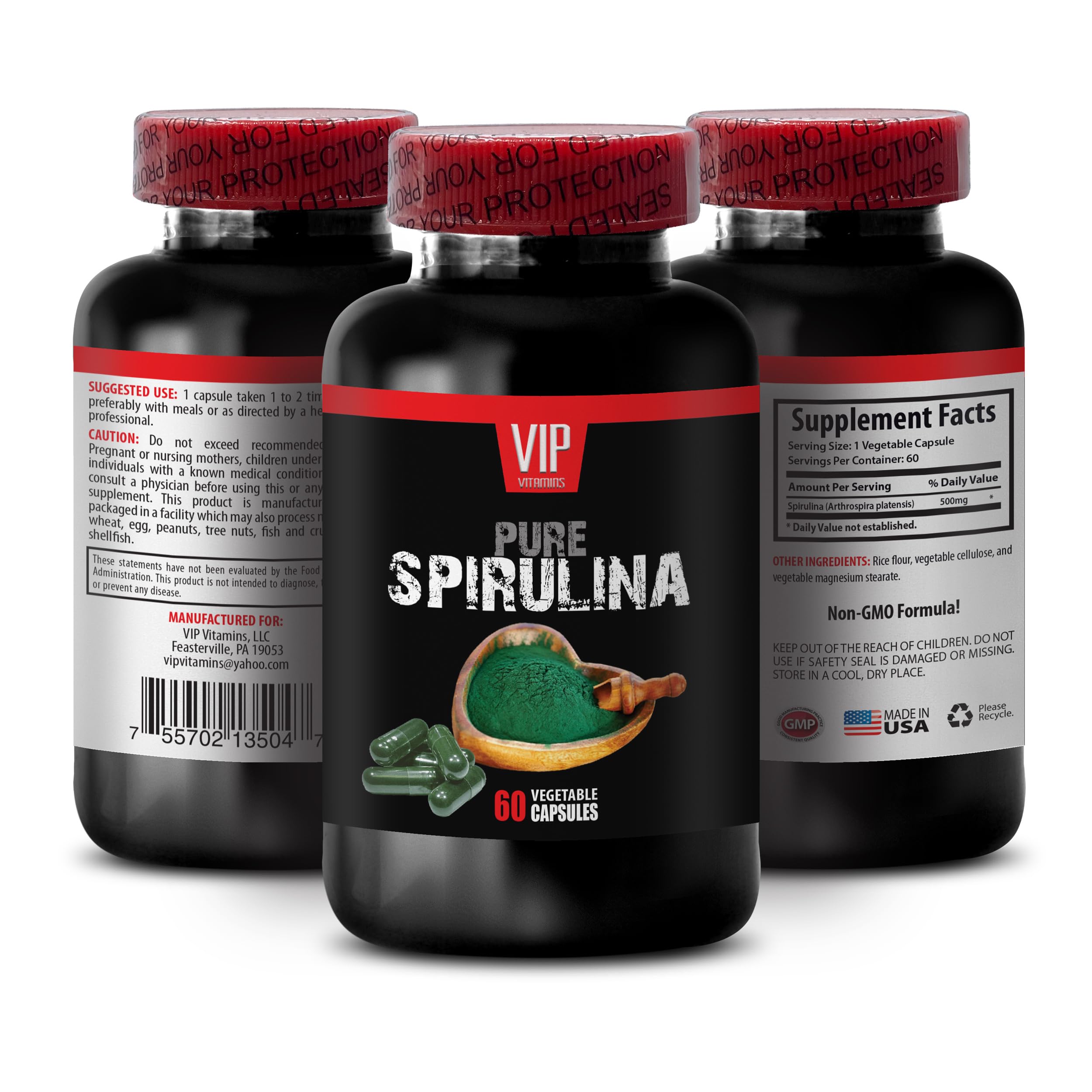 organic spirulina supplement for vitality