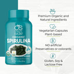 Organic spirulina tablets for detox