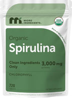 organic spirulina tablets for energy