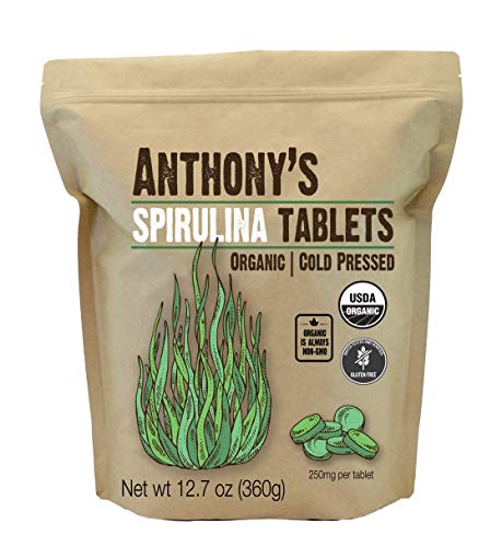 organic spirulina tablets for energy